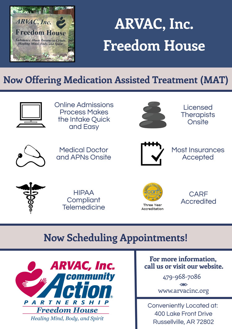 Now Offering Medication Assisted Treatment (MAT)